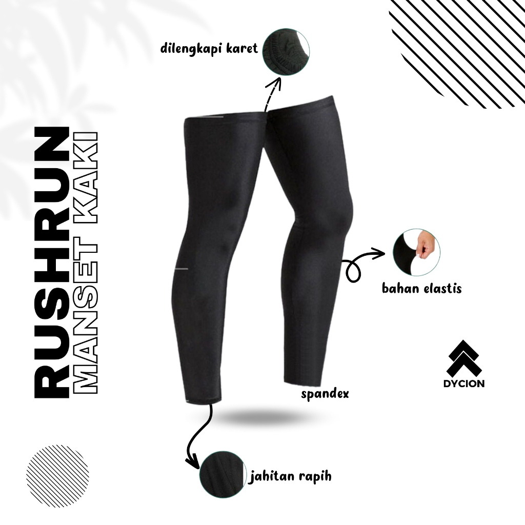 Jual Manset Kaki Pria Wanita Olahraga pelindung lutut running fitnees ...