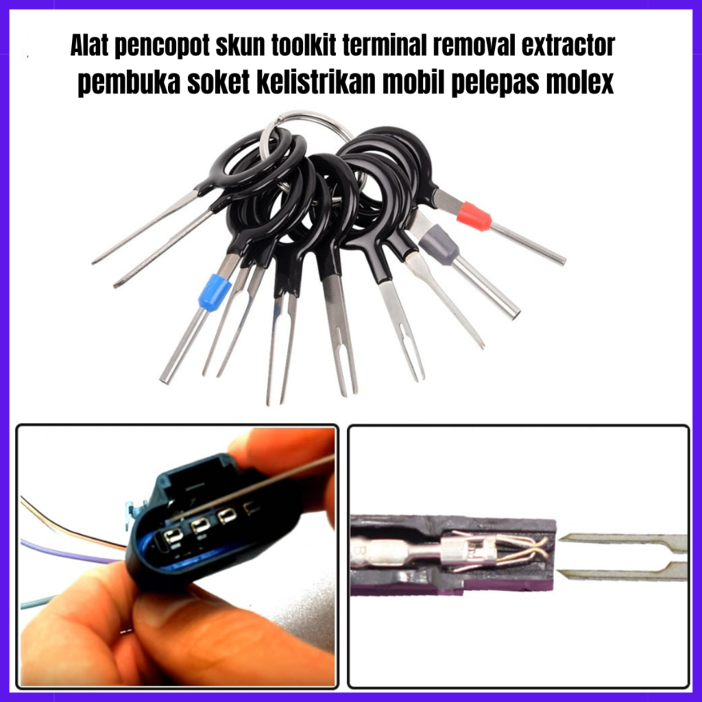 Jual Alat pencopot skun toolkit terminal removal extractor pembuka ...