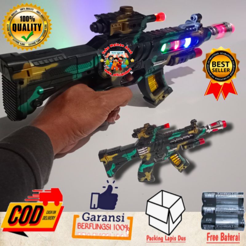 Jual Mainan Anak Pistol Nyala Lampu dan Bunyi Musik Murah | Shopee Indonesia