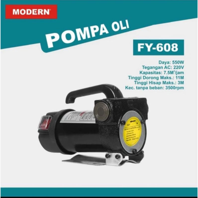 Jual Modern FY-608 Pompa Minyak Oli Solar Bensin - oil pump Listrik ...
