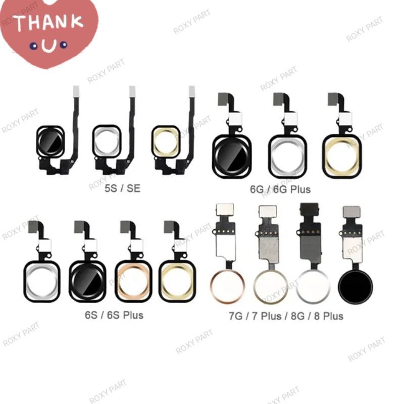 Jual Fingerprint / Home Button IPH 5G -5S - 6G - 6S - 6 PLUS - 6S PLUS - 7G - 7 PLUS - 8G - 8 ...