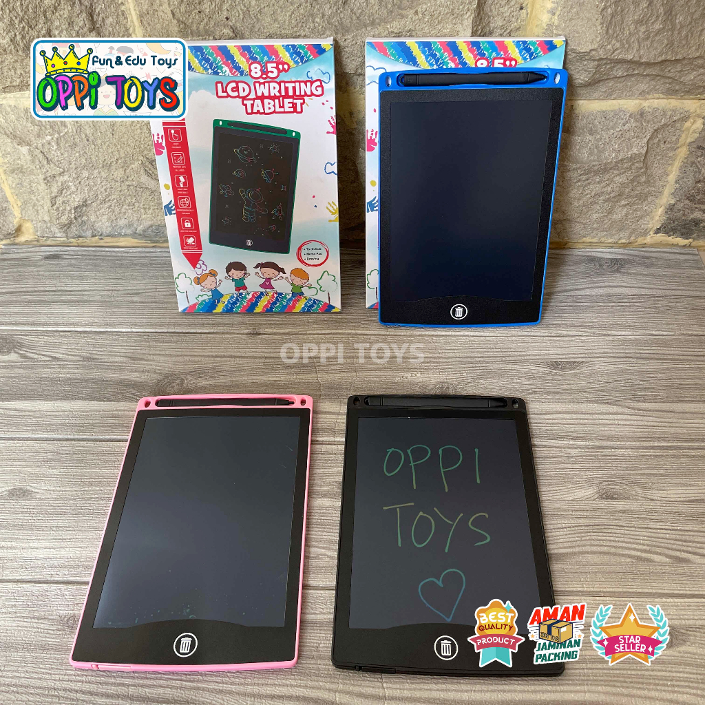 Jual [FREE BATERAI] LCD Writing Tablet Eye Care - Papan Tulis Untuk ...