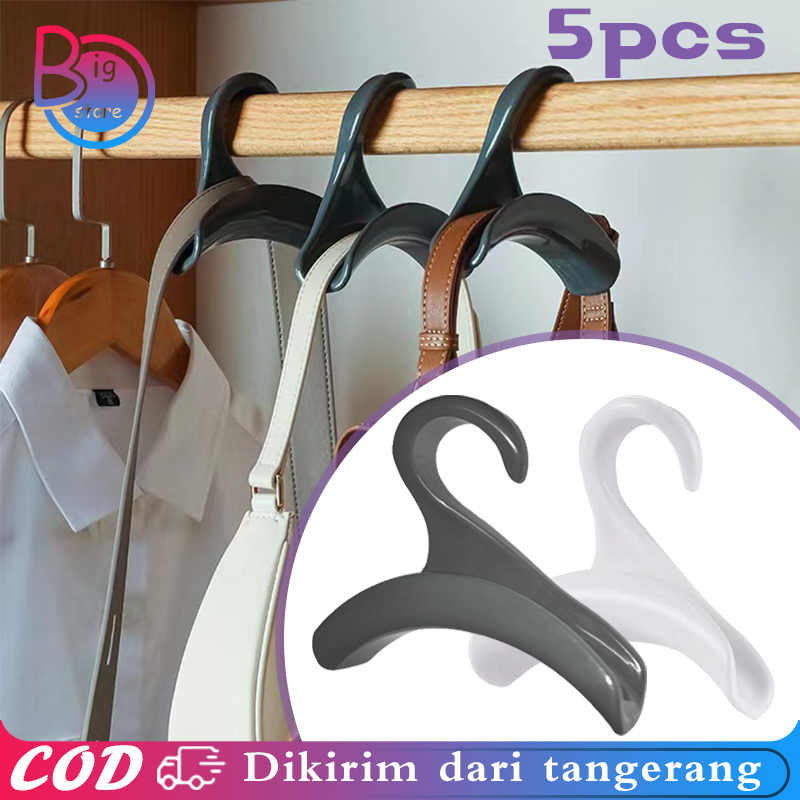 Jual Hanger Tas 5pcs Gantungan Tas Bag Serbaguna Organizer Hook Hanger ...