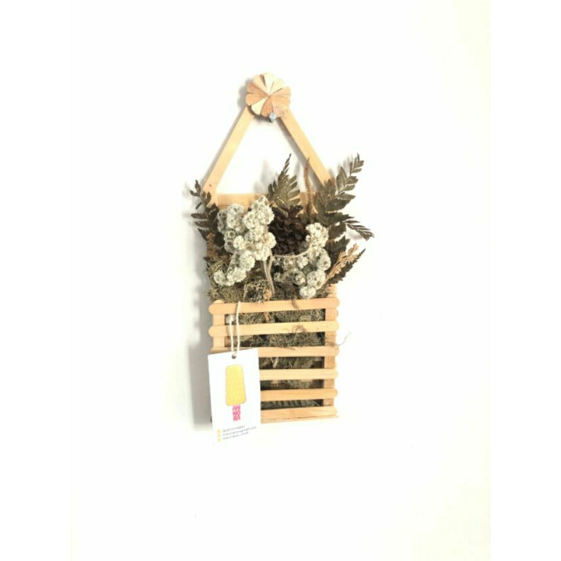 Jual hiasan dinding bunga kering polos | Shopee Indonesia
