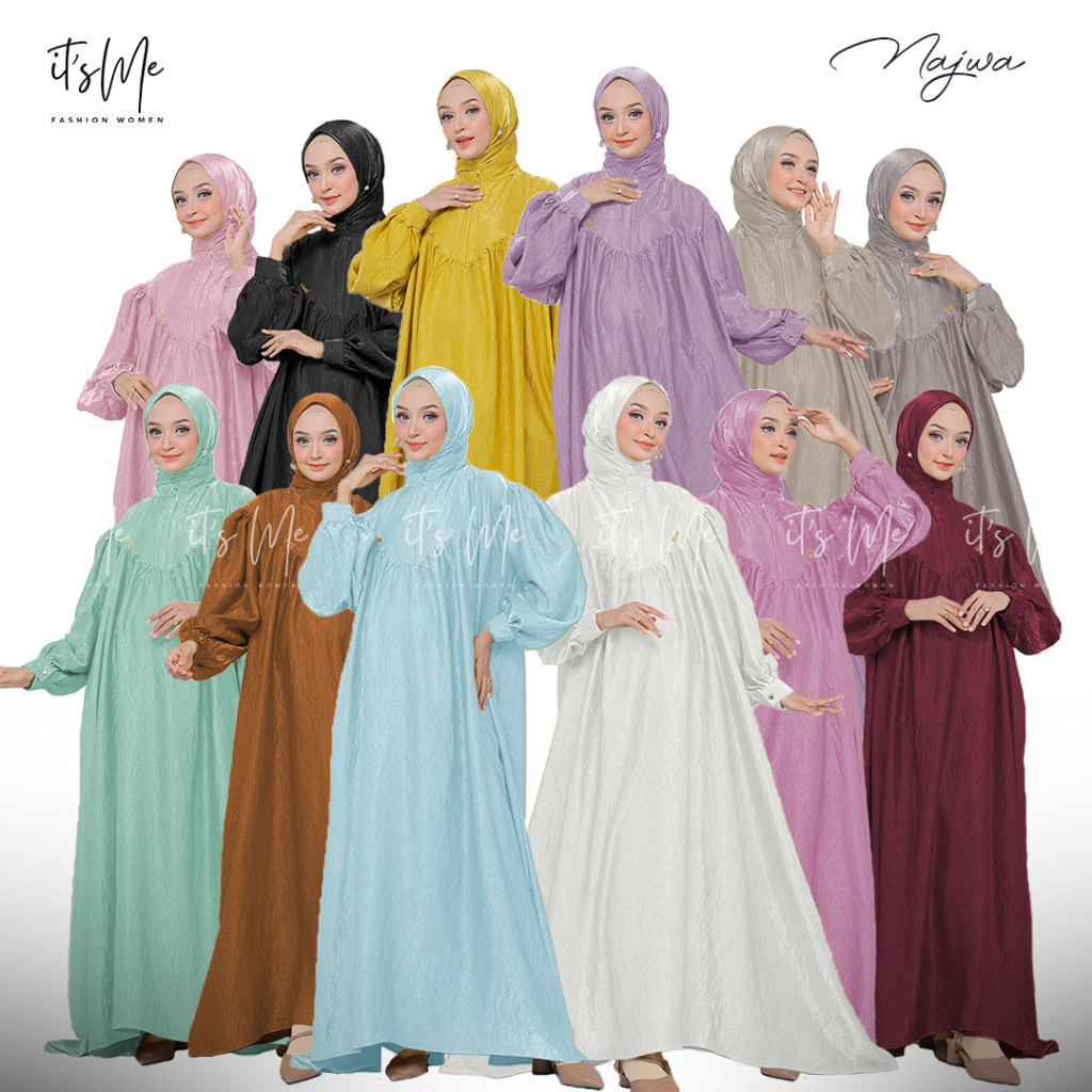 Jual It's Me Women - GAMIS NAZWA SHIMMER PREMIUM TEBAL | DRESS SHIMMER ...