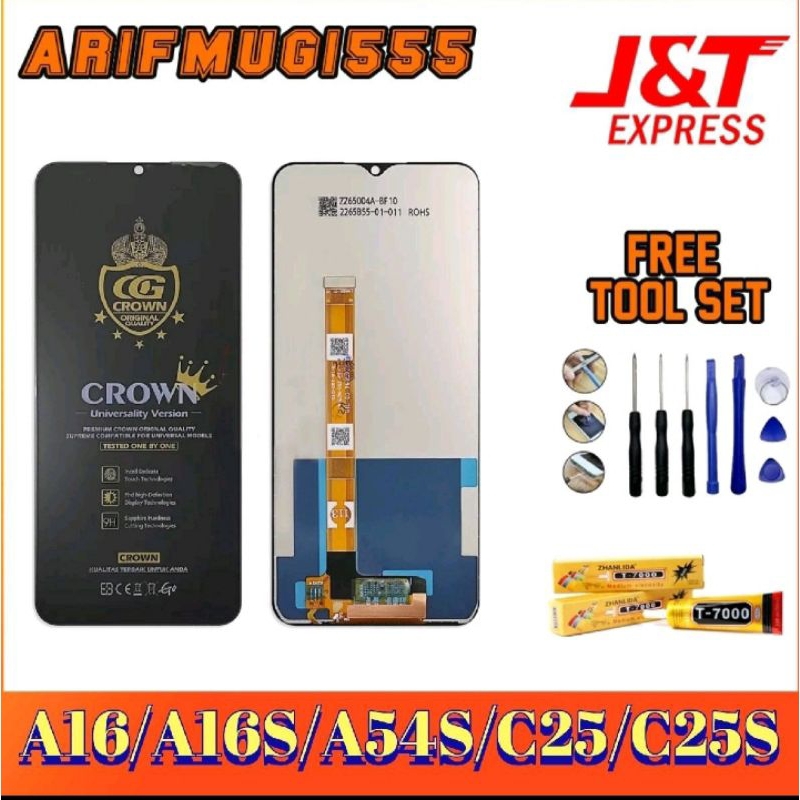 Jual Lcd Touchscreen Oppo A16 Cph2269 Crown Super Fullset Free Tools ...