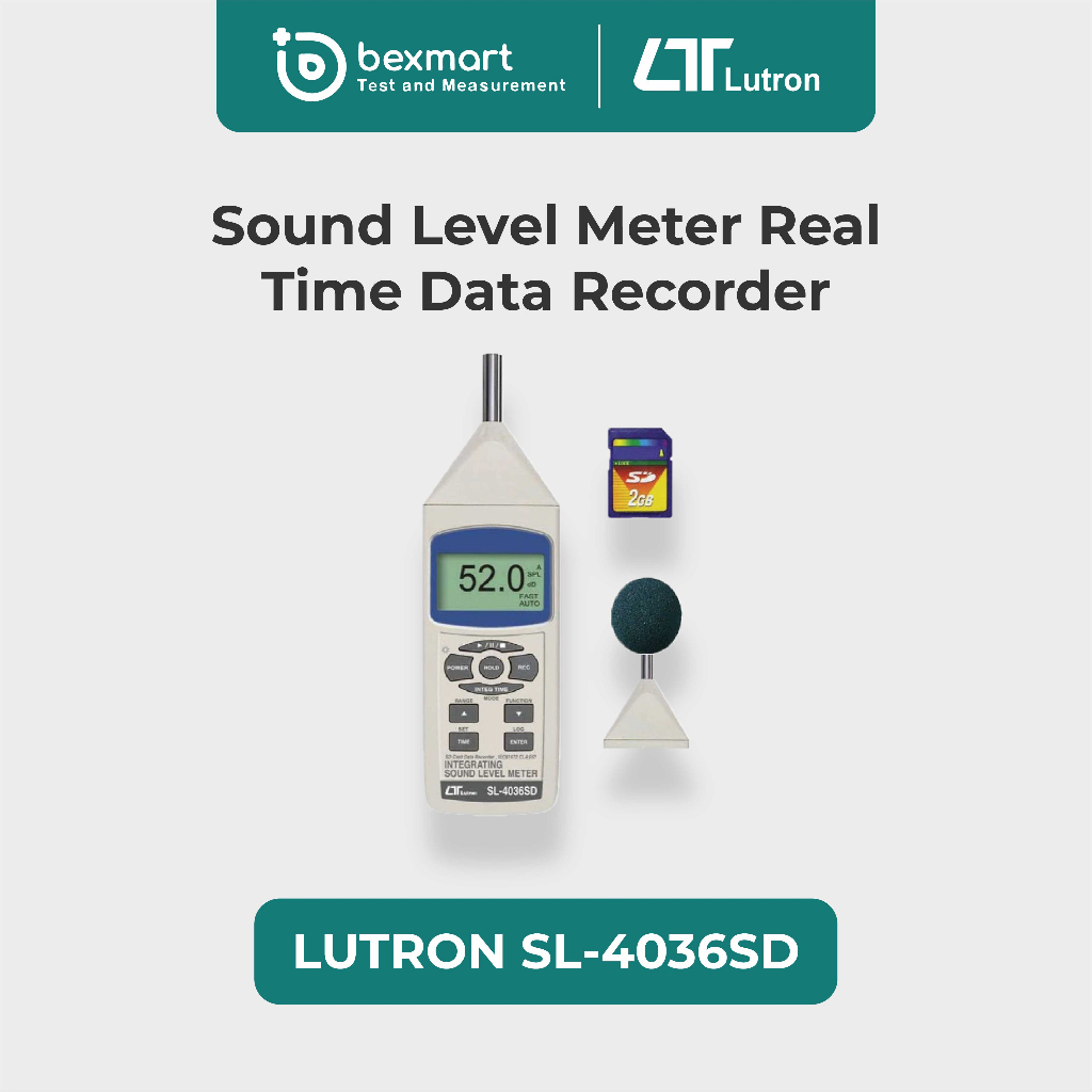 Jual Lutron SL-4036SD Sound Level Meter Real Time Data Recorder / SL4036SD | Shopee Indonesia
