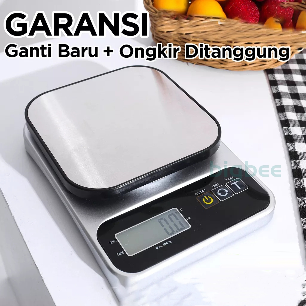 Jual Timbangan Digital 3KG/5KG Premium Kitchen Scale High Quality ...