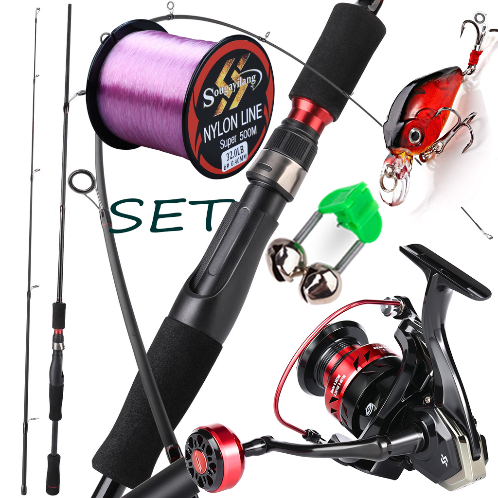 Jual Sougayilang Set Pancing 1.8M Joran Pancing Carbon Fiber EVA handle Reel Pancingan 1000-3000 ...