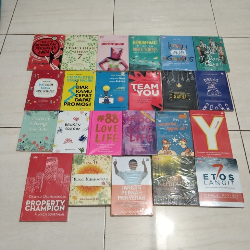 Jual OBRAL BUKU BACAAN / MOTIVASI / REFERENSI / PENGEMBANGAN DIRI / ORIGINAL | Shopee Indonesia
