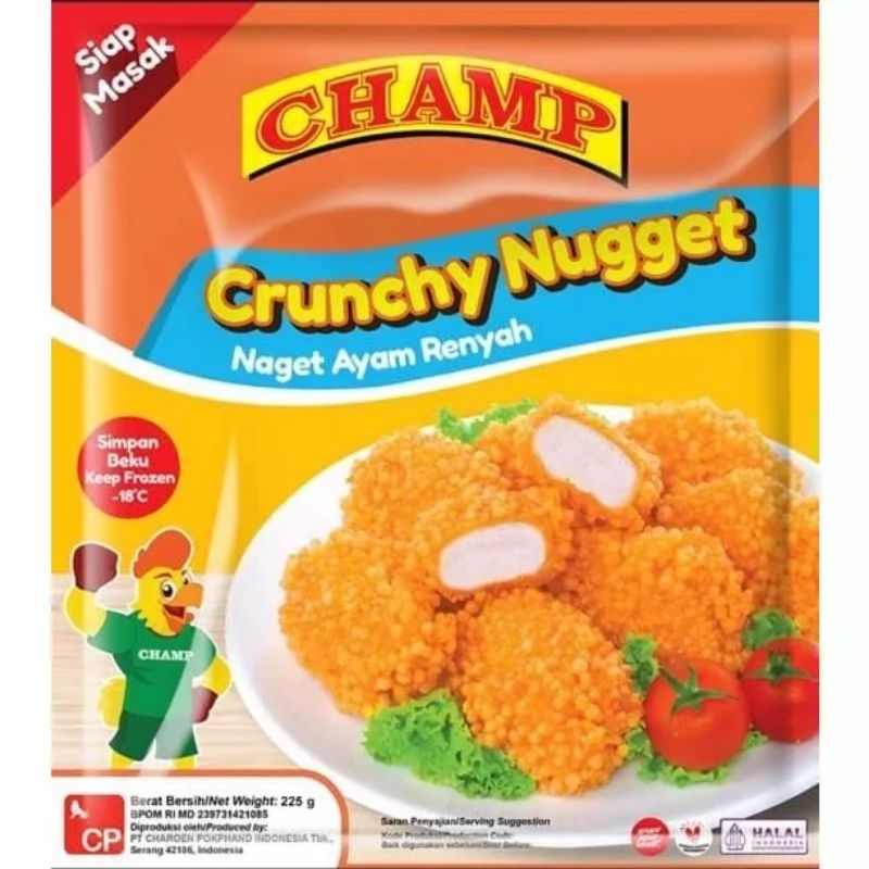 Jual CHAMP CRUNCY NUGGET | CRISPY BUBBLE 225 GRAM | Shopee Indonesia