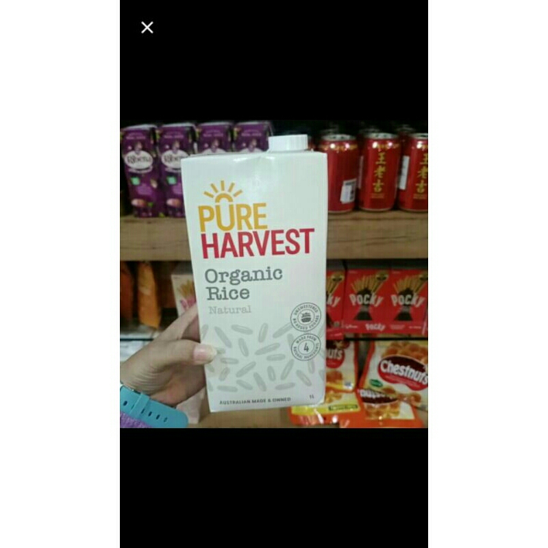 Jual pure harvest organic rice milk 1L susu beras australia | Shopee ...