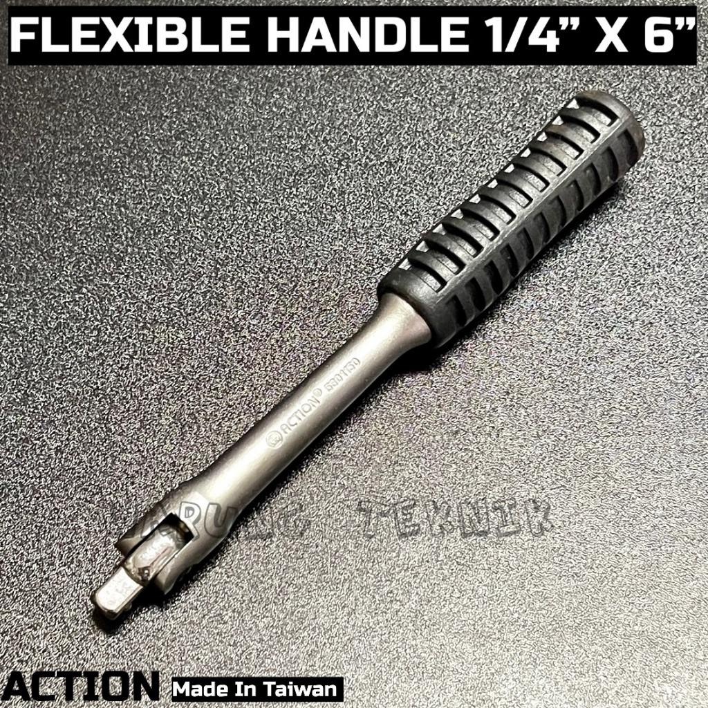 Jual ACTION FLEXIBLE HANDLE 1/4" X 6" - GAGANG SOCK SOK FLEKXIBEL1/4 ...