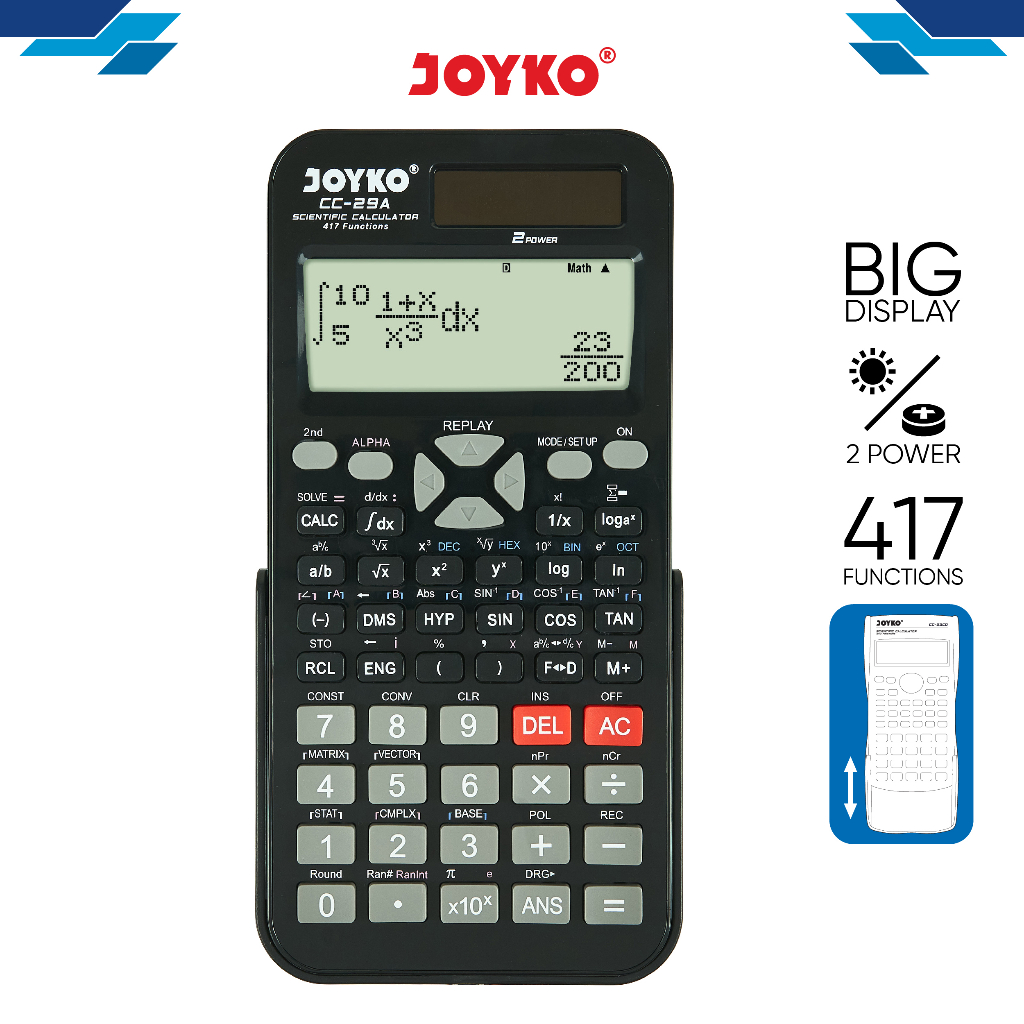 Jual Joyko Scientific Calculator Kalkulator Ilmiah Joyko Matematika CC ...