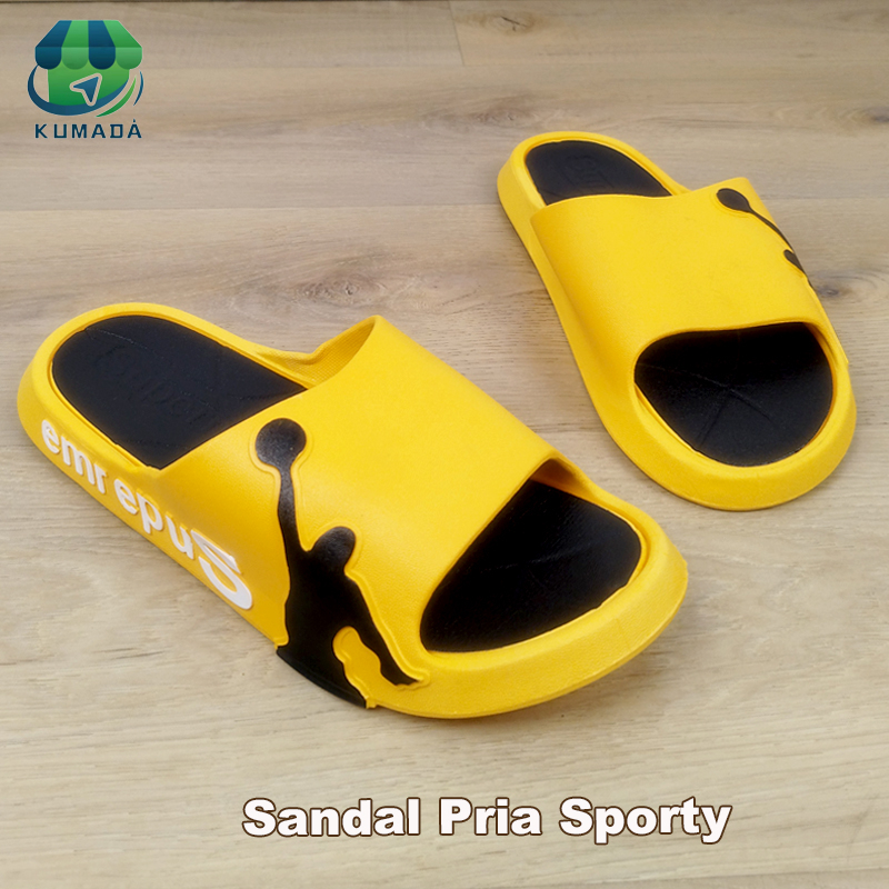 Jual Sendal Pria Sport Selop Sandal Slide Rumah Karet Pria Korean Style ...