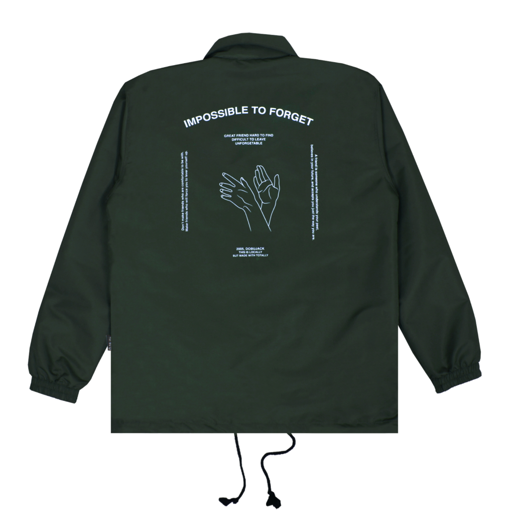 Jual Dobujack Coach Jacket Impossible Green | Shopee Indonesia