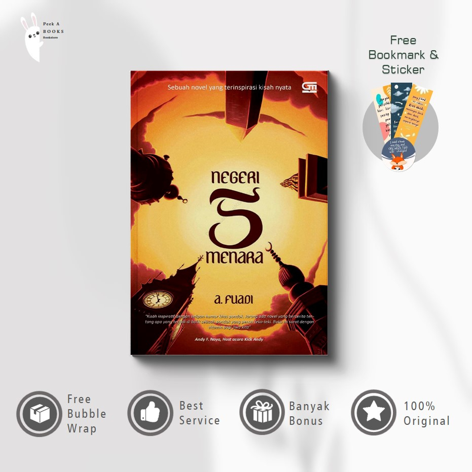 Jual Buku Negeri 5 Menara | Gramedia Pustaka Utama | Shopee Indonesia