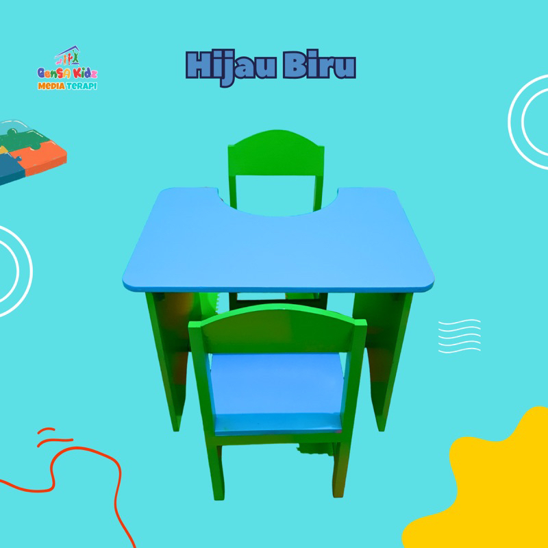 Jual Meja Kursi terapi/ Meja belajar anak/ Meja Pediatri/ Meja lipat ...