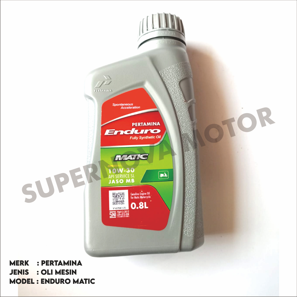 Jual OLI PERTAMINA ENDURO MATIC FULLY SYNTHETIC 10W-30 API SERVICE ...
