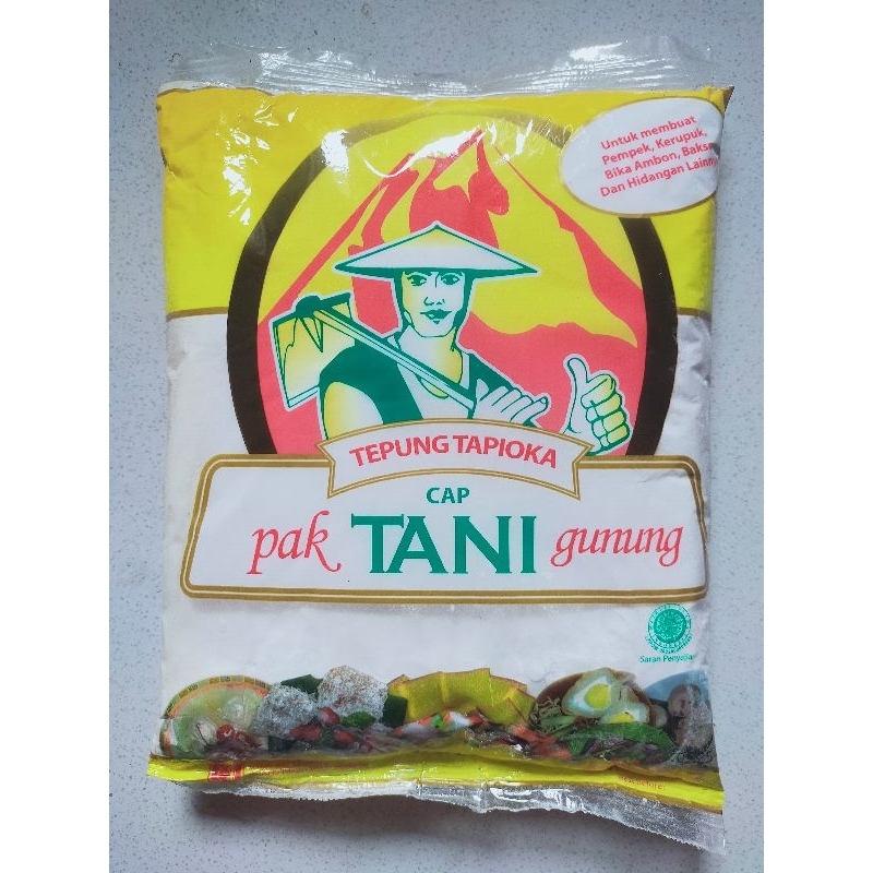 Jual Tepung Tapioka Cap Pak TANI Gunung / Tapioka Cap Gunung Agung 500g ...
