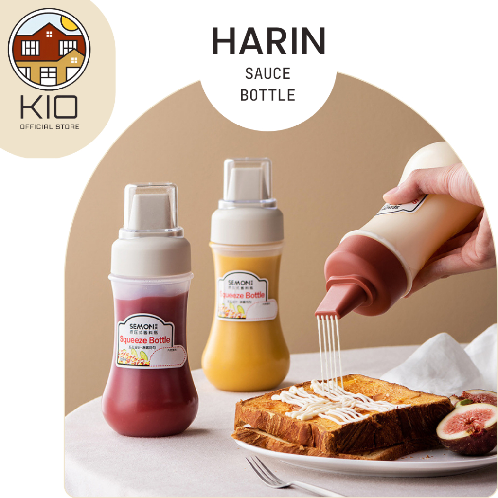 Jual KIO - HARIN Sauce Bottle Botol Saus Botol Kecap Botol Mayonais ...