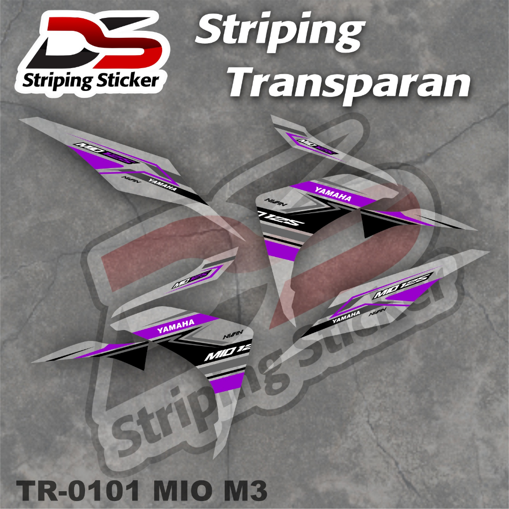 Jual Striping Stiker Transparan UV (TR 0101 ) mio m3 List Variasi ...
