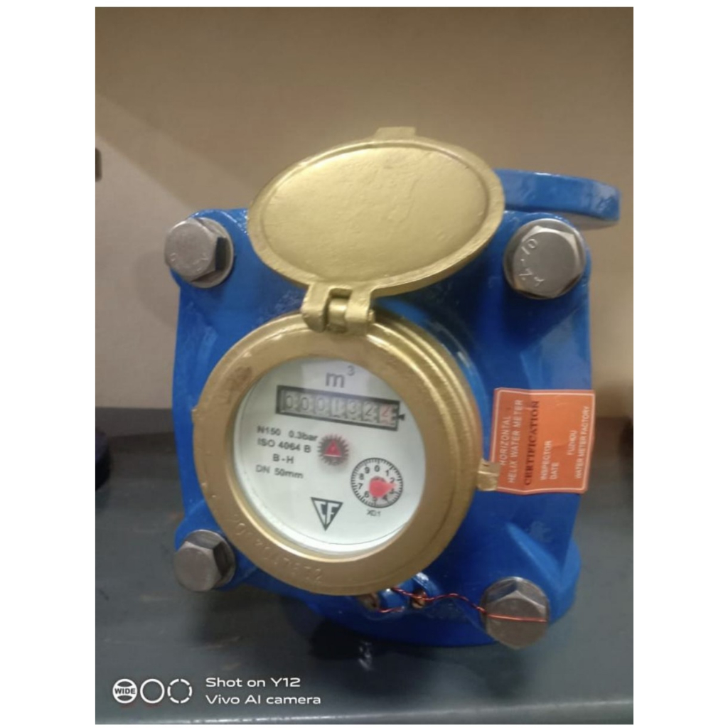 Jual 2" Water meter BR /Flow meter (2 inch) flange /Meteran air ...