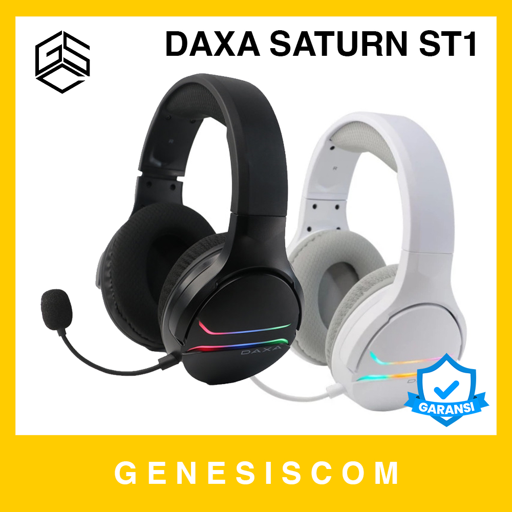 Jual Headphone Gaming REXUS DAXA Saturn ST1 Headset Bluetooth Wireless ...