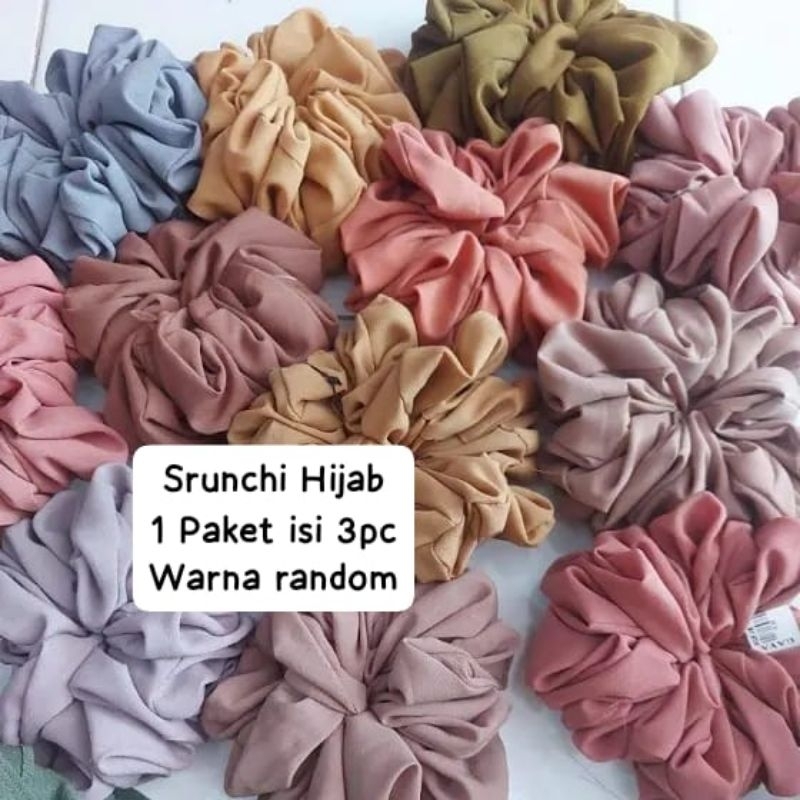 Jual Srunchi Hijab isi 3pc | Shopee Indonesia