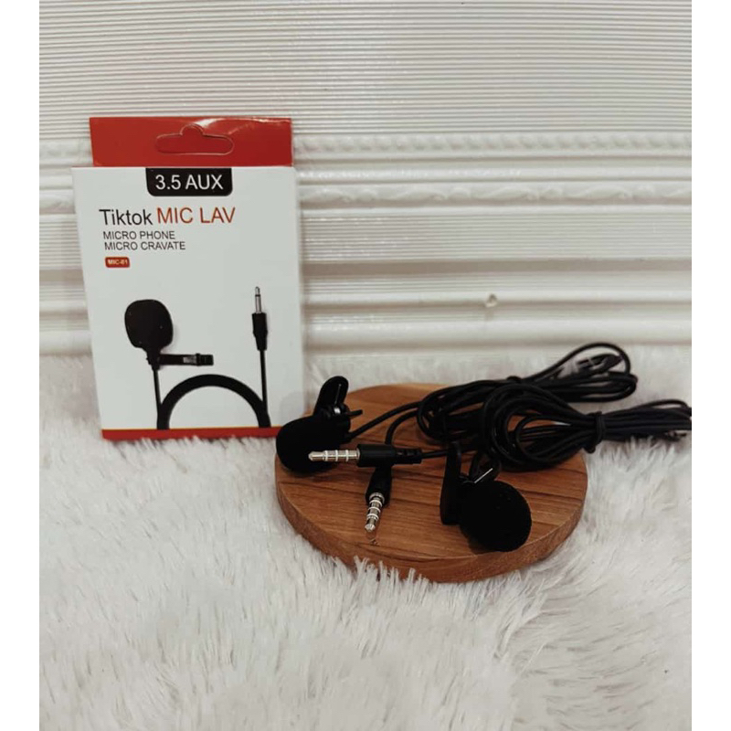 Jual MIC CLIP ON KLIP Microphone MINI jack 3.5mm PC Notebook LAPTOP HP ...