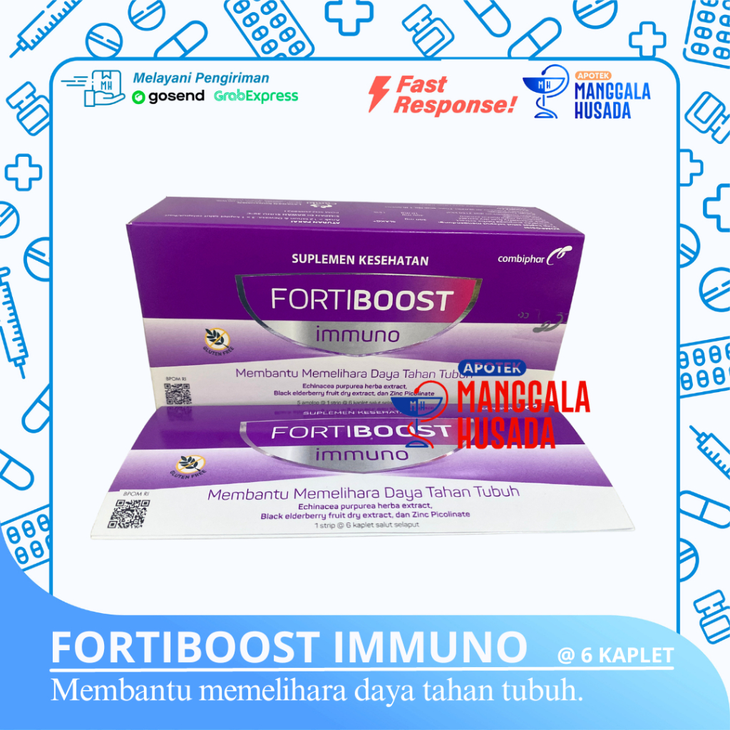 Jual FORTIBOOST IMUNO PER STRIP @ 6 KAPLET | Shopee Indonesia