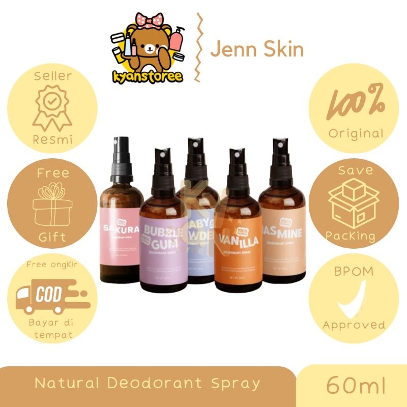 Jual JENNSKIN DEODORAN NATURAL SPRAY | Shopee Indonesia