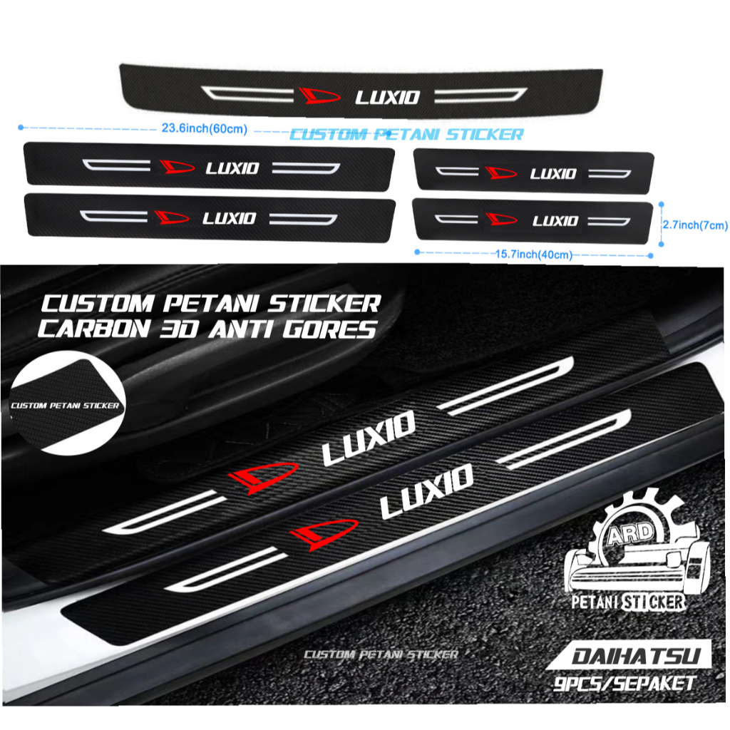 Jual Stiker sticker mobil pijakan pintu pelindung pintu sill plate ...