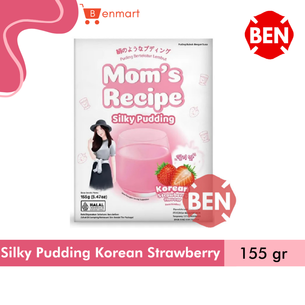 Jual Silky Pudding KOREAN STRAWBERRY Flavour 155g 155gr Stroberi Puding ...