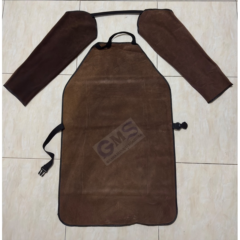 Jual Baju Las Apron Kulit 1 SET ( Badan + Lengan ) | Shopee Indonesia