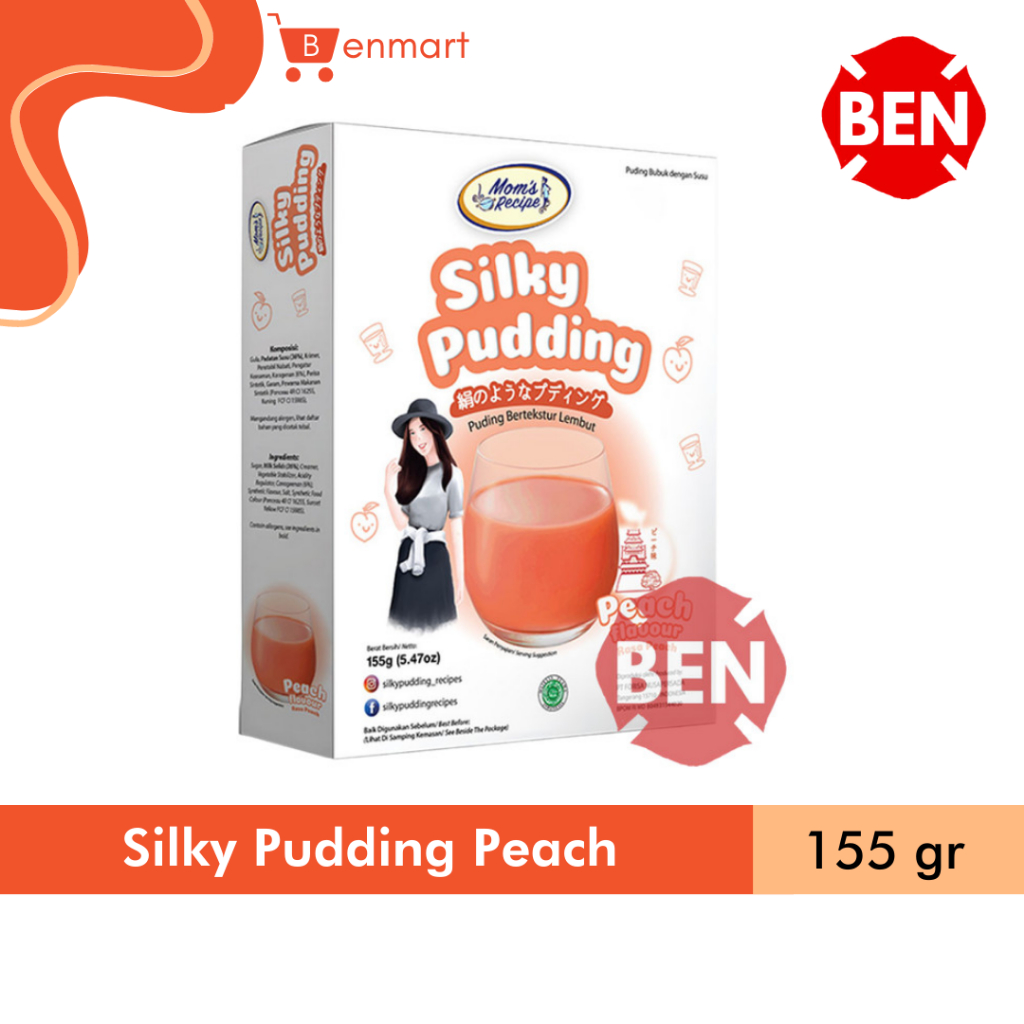 Jual Silky Pudding PEACH Flavour 1 Box 155g 155gr 155 g gr Rasa Puding ...