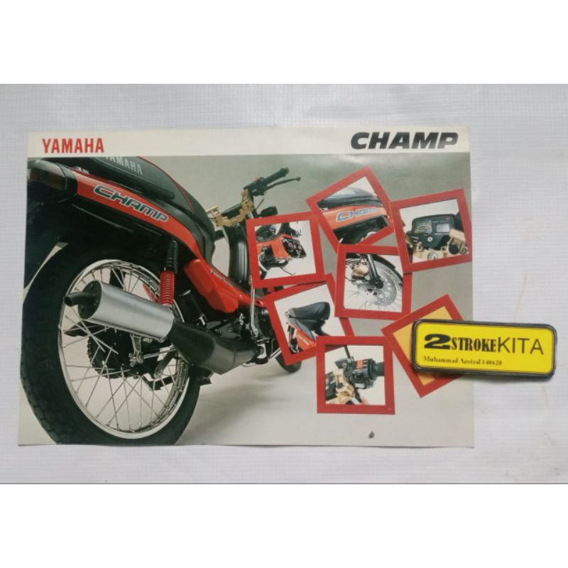 Jual BROSUR YAMAHA CHAMP (FLYER) | Shopee Indonesia