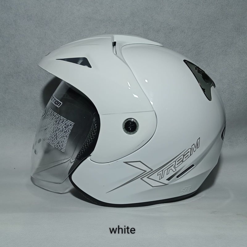 Jual HELM HALF FACE HELM VOG XTREAM POLOS ORIGINAL VOG 100% FREE PAKING ...