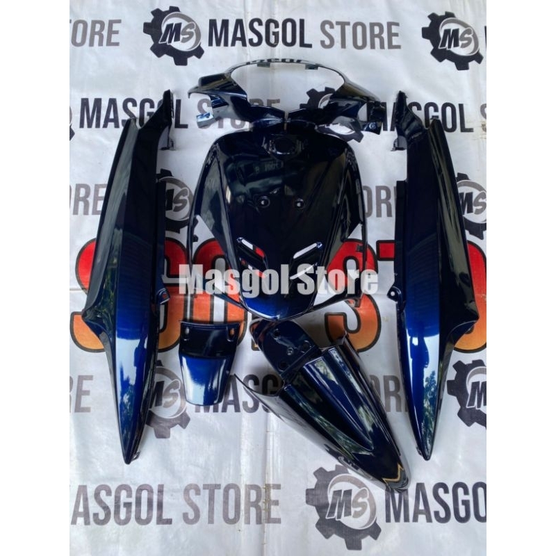 Jual COVER FULL BODY HALUS YAMAHA MIO SPORTY MOONLIGHT BLUE | Shopee ...