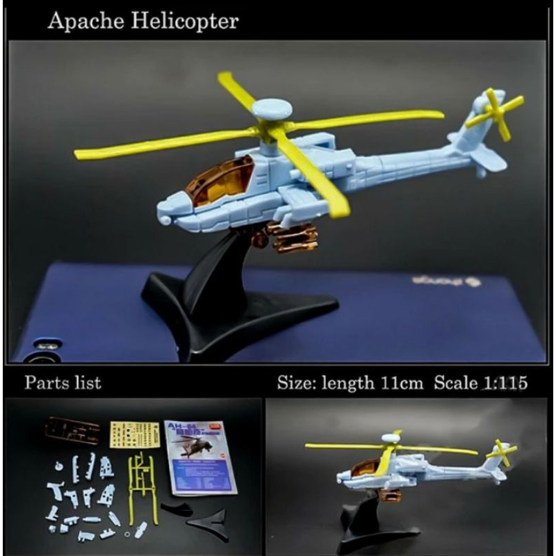 Jual Heli AH-64 Apache Model Kit Miniatur | Shopee Indonesia