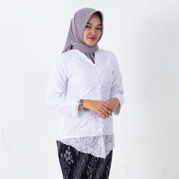 Jual KEBAYA ENCIM DEWASA BORDIR TANGAN PANJANG KATUN PREMIUM KEBAYA ...