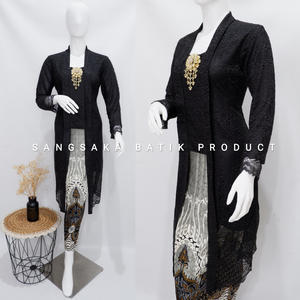 Jual Kebaya Kutu Baru / Kebaya Tunik / Tunik Brokat / Kebaya Modern / Kebaya tile / Kebaya ...