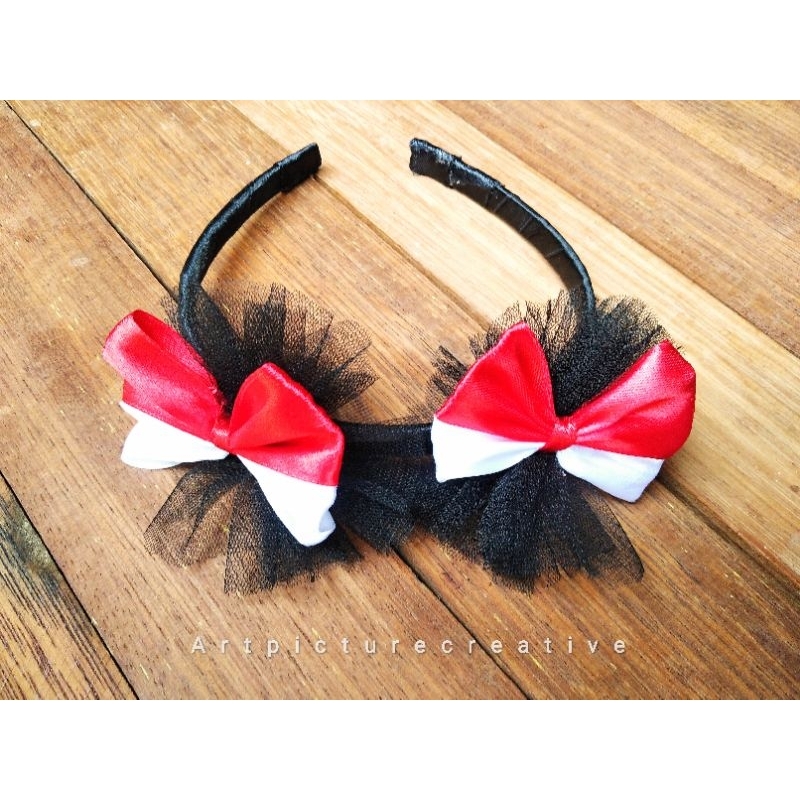 Jual Bando merah putih/bando atribut agustusan/bando bendera merah ...