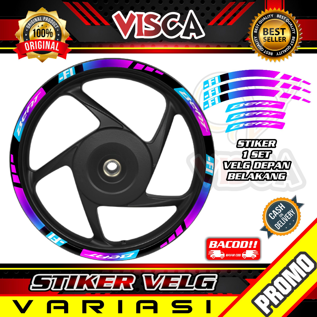 Jual Stiker Velg List Velg Motor Stiker Velg BEAT FI BUNGLON | Shopee ...