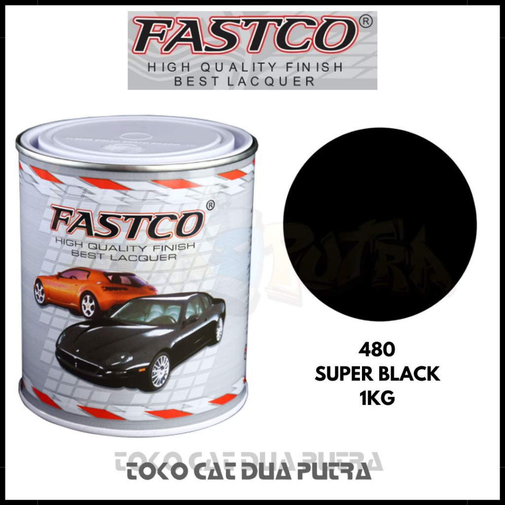 Jual Cat Duco Fastco 1Kg 480 Super Black | Shopee Indonesia