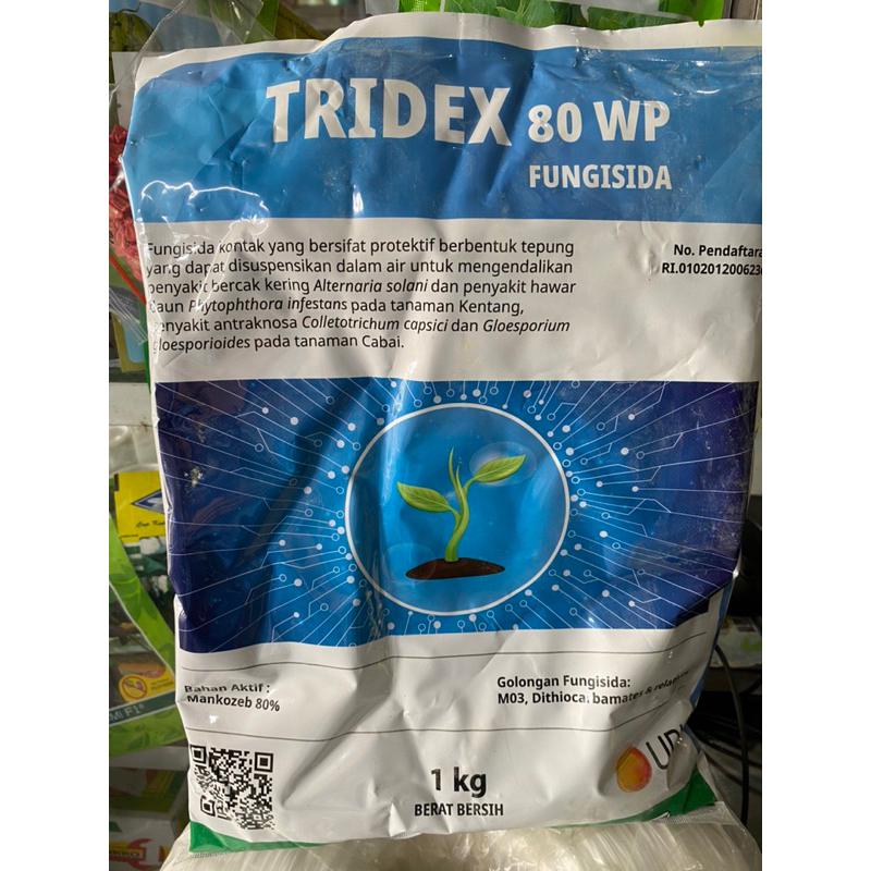 Jual Fungisida tridex 80WP isi 1kg mancozeb 80% | Shopee Indonesia