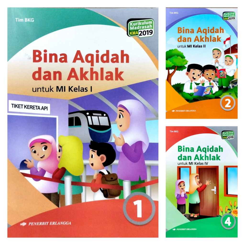 Jual ORIGINAL BINA AQIDAH DAN AKHLAK SD / MI KELAS 1,2,3,4,5,6,ERLANGGA | Shopee Indonesia