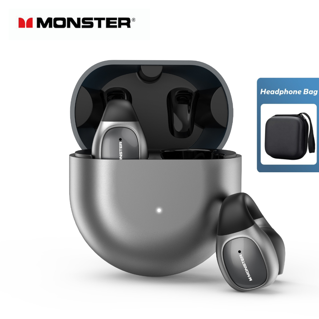 Jual Monster Open Ear 200 Bone Conductor Wireless Bluetooth 5.3 Headset ...