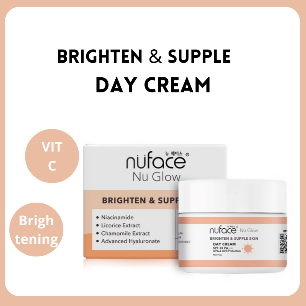 Jual Nuface Nu Glow Brighten & Supple Skin Day Cream / Pelembab Wajah ...