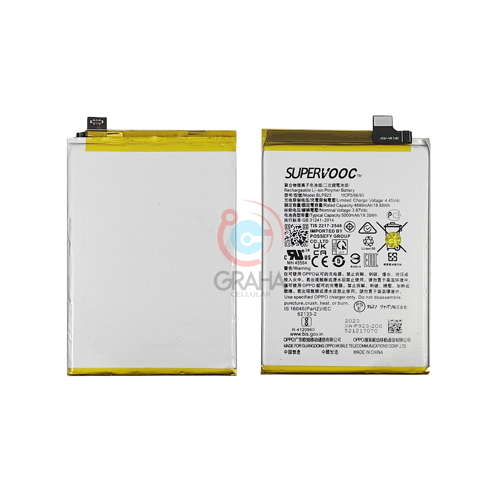 Jual BATERAI / BATTERY / BATRE OPPO A57 4G 2022 / BLP-923 ORI | Shopee ...